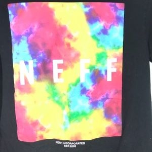 Neff | Shirts | Neff Incorporated Cotton Black Tee Size Medium | Poshmark